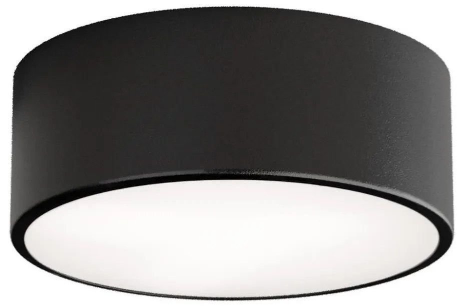 Temar Koupelnové stropní svítidlo se senzorem CLEO 1xE27/24W/230V pr. 20 cm IP54 černá 5907623692344