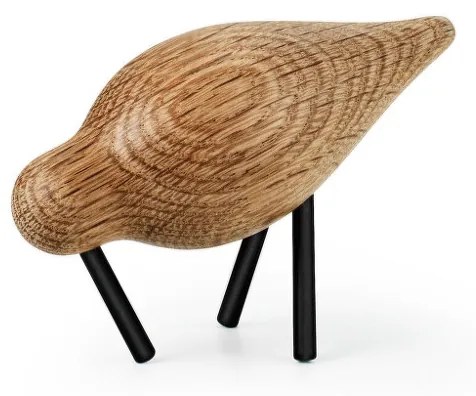 Normann Copenhagen Dřevěný ptáček Shorebird, malý, přírodní