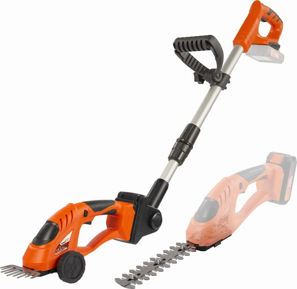 Nůžky na trávu Powerplus POWDPG75300 - AKU  20V s tel. rukojetí bez AKU [63675300]