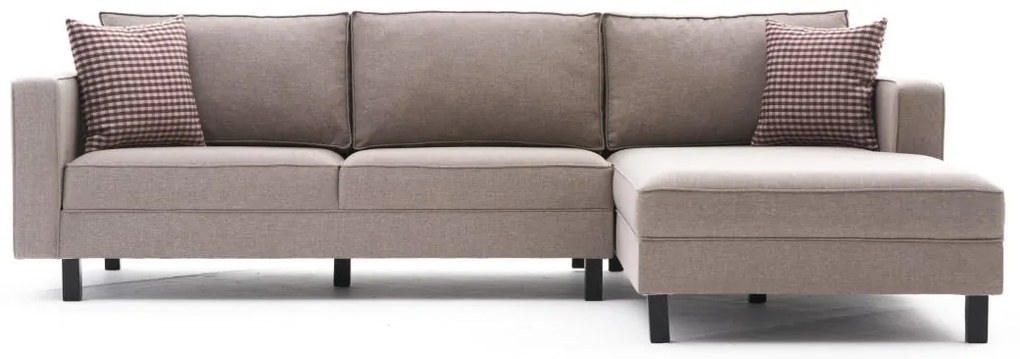 Hanah Home Pohovka KALE krémová pravý roh 825BLC2716