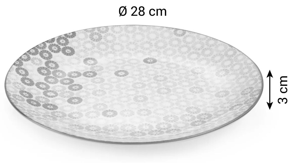 TESCOMA Mělký talíř FRESCO ø 27 cm, Daisy