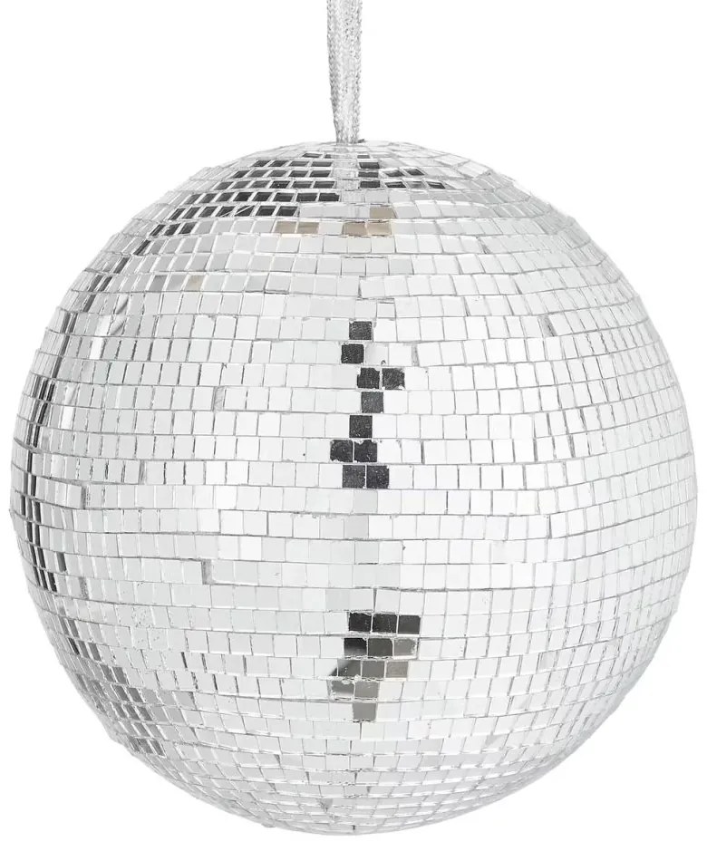 DISCO Koule 10 cm - stříbrná