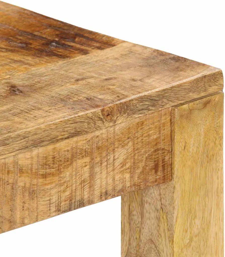 Konferenční stolek 80 x 80 x 40 cm masivní mangovníkové dřevo 246701