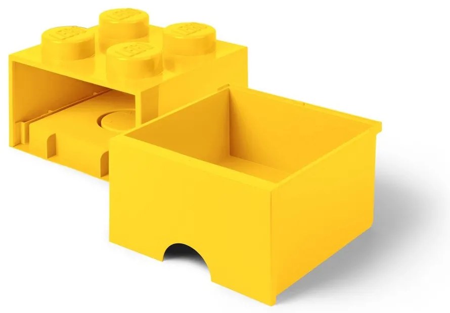 Žlutý úložný box se šuplíkem LEGO®