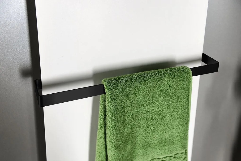Sapho Sapho, TABELLA držák ručníků 390mm, černá mat, MI390B