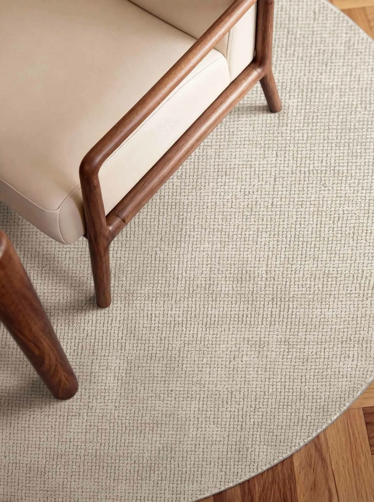 Ted Baker, Kusový koberec Ted Baker Greenwich 106361 Natural White kruh, 200x200, béžová, dětský pokoj