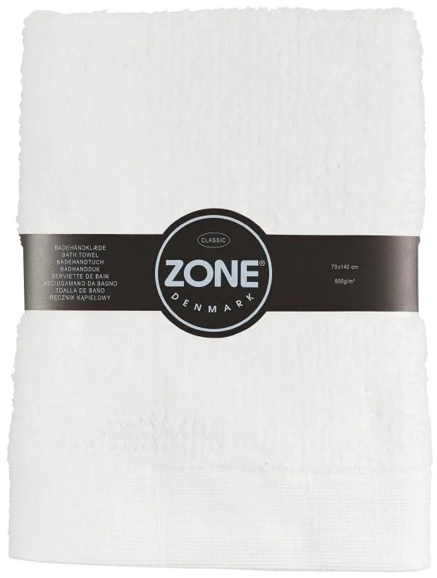 Bílá osuška 70x140 cm Classic – Zone