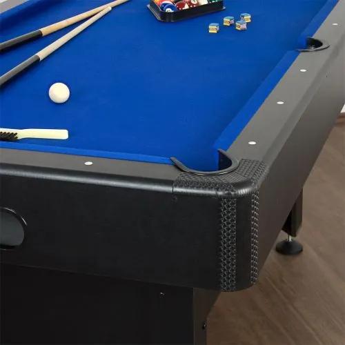 TUIN kulečníkový stůl pool billiard kulečník 5 ft s vybavením modrá