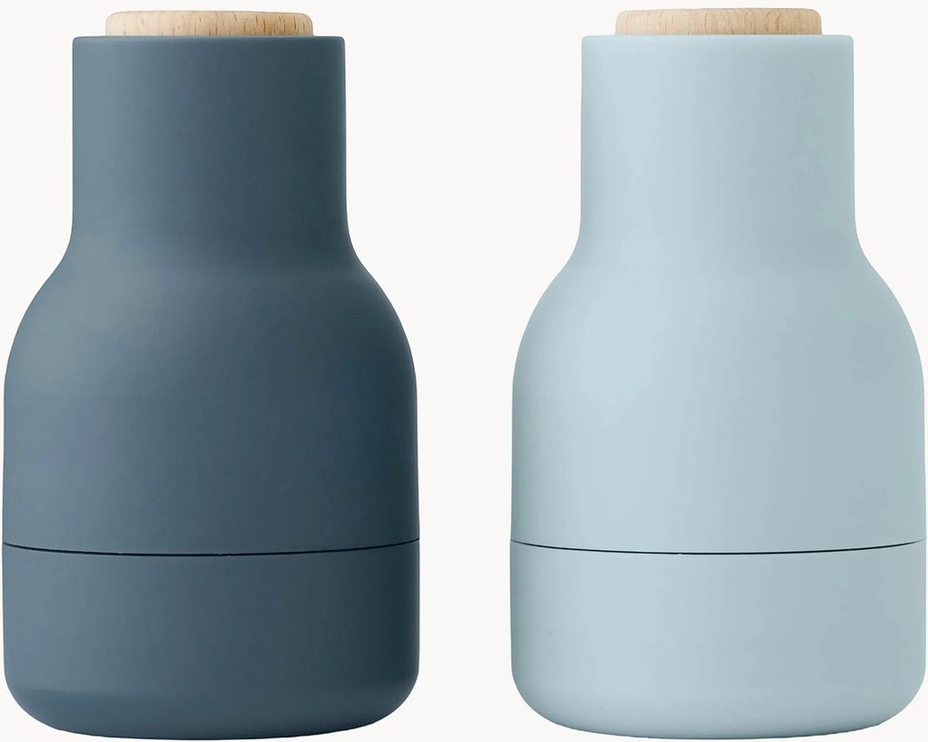 Sada malých mlýnků na'sůl a pepř s dřevěnými víčky Bottle Grinder, 2 díly
