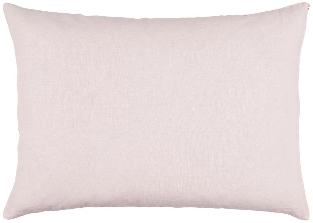 IB LAURSEN Lněný povlak na polštář Rose Shadow 50 × 70 cm, růžová barva, textil