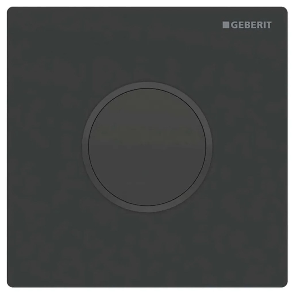 Geberit - Elektronické ovládání splachování pisoárů typ 10, bateriové napájení, easy to clean, matná černá 116.035.16.1