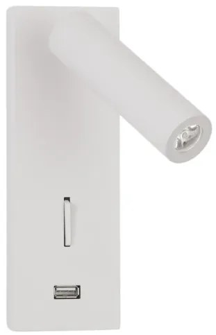 Moderní nástěnné svítidlo Fuse 6 bílé