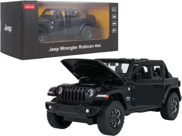 Model auta Jeep Wrangler Rubicon 1:32 RASTAR černé
