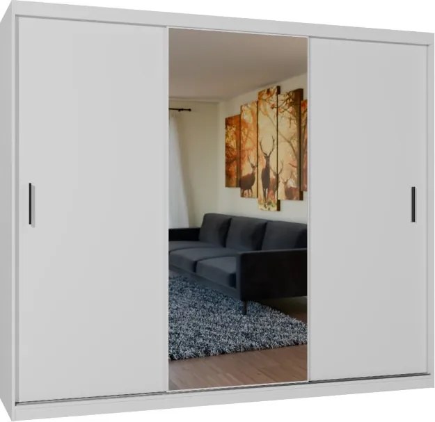 GiB Meble Šatní skříň BREGI SZ250 Barva: Kašmír