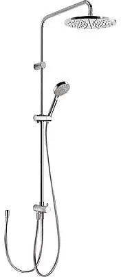 TRES - Sprchová tyč ECO-TERMPevná sprcha O 225 mm. Flexi hadice SATIN. Ruční masážní sprcha O 100 mm. (5 funkcí). Přizpůsobite 161475