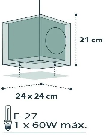 Dalber D-74552 - Dětský lustr PIRATES 1xE27/60W/230V