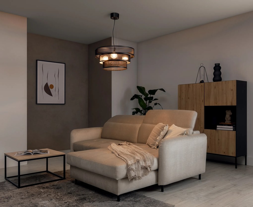 Orabela, 55x130x55cm závěsná 3B černý