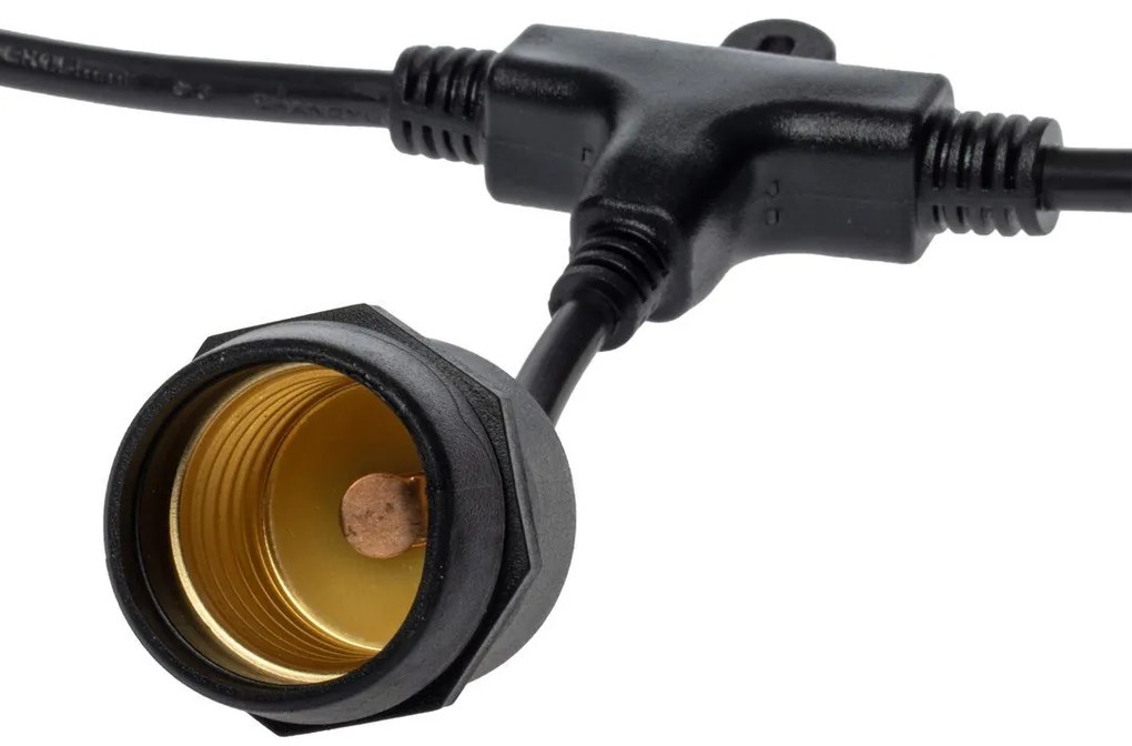 LED světelný řetěz Basic, 10m, (bez žárovek)