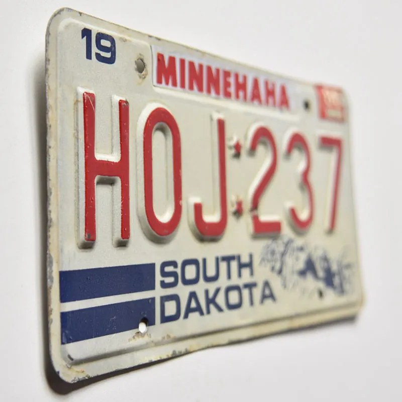 Americká SPZ South Dakota 1986 Faces HOJ 237