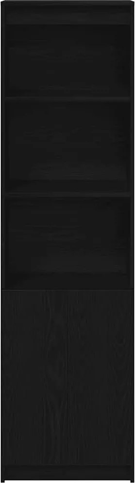 Vysoká deska Černý dub 50x35x180 cm Dřevěná konstrukce 3328463