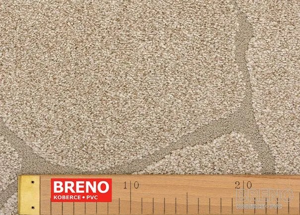 Breno Kusový koberec TRENTINO kruh 410001, 160x160 cm, Béžová
