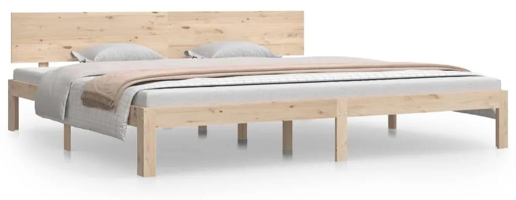 Rám postele masivní borovice 200 x 200 cm - Default Title