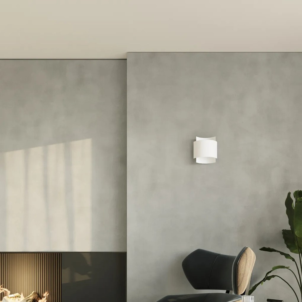 Sollux Lighting Nástěnné svítidlo IMPACT bílé