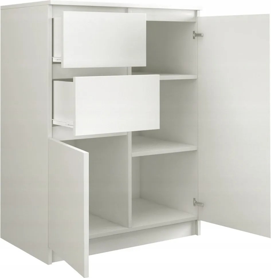 FALCO Komoda Malvína 2D2S bílá