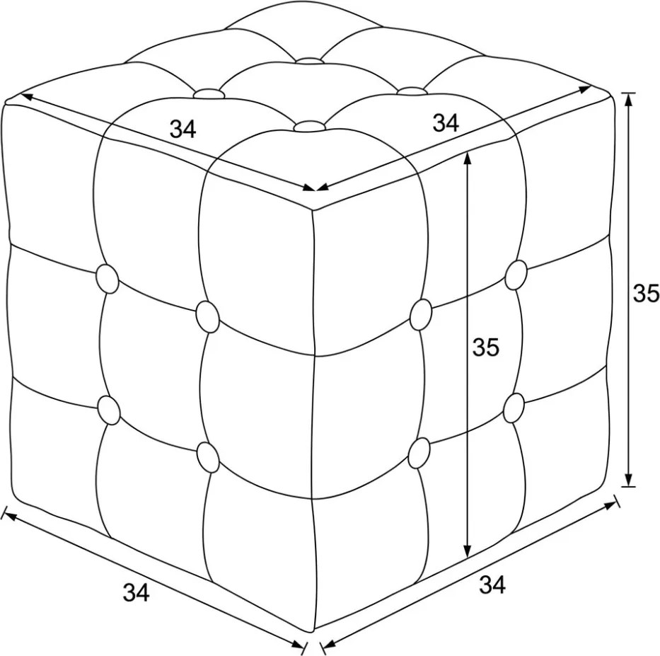 Taburet JELLY — látka, patchwork