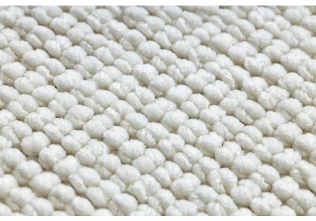 Kulatý koberec CASABLANCA PLUS krémový Jednobarevný, smyčkový velikost kruh 133 cm | krásné koberce cz
