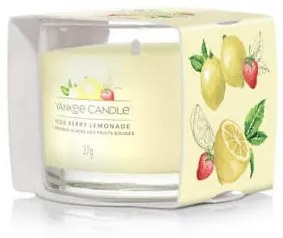 Yankee Candle Votivní svíčka ve skle Iced Berry Lemonade, 37g