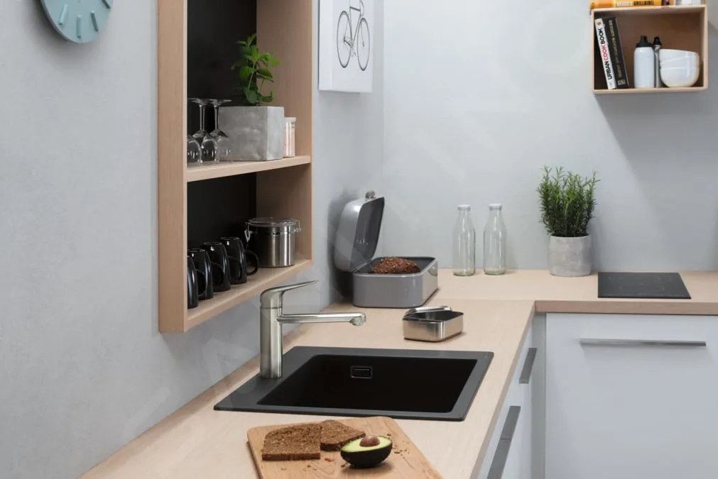 Hansgrohe Focus M42, dřezová baterie M421-H120, chromová, 71806000