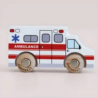 LE TOY VAN Dřevěná sanitka Lance / od 2 let