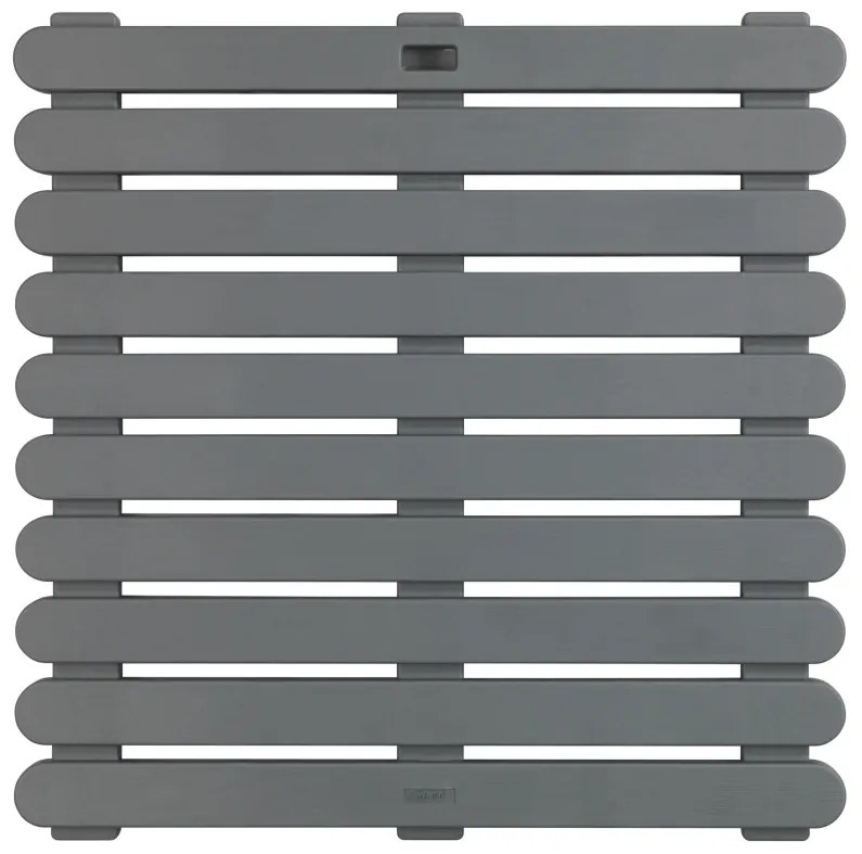 Šedý plastový sprchový rošt OUTDOOR, 55 x 55 cm, WENKO
