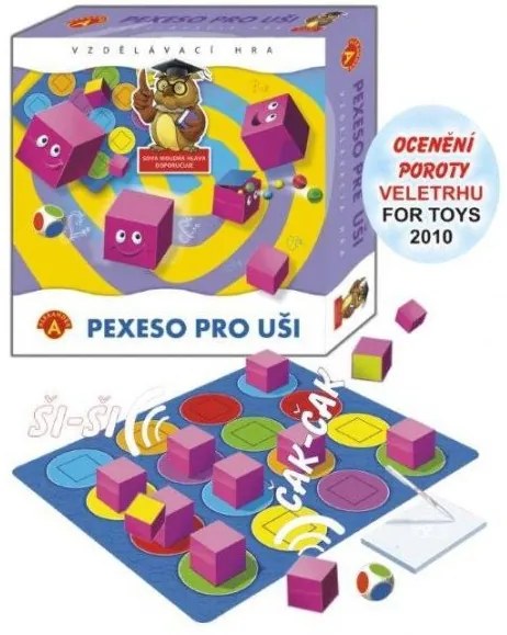 ALEXANDER Hra PEXESO PRO UŠI v krabici *SPOLEČENSKÉ HRY* 29000364