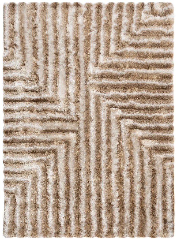 Dywany Łuszczów, Kusový koberec Flim 010-B1 beige, 120x160, béžová, ložnice