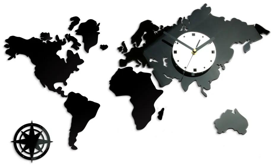 Moderní nástěnné hodiny WORLD NH021