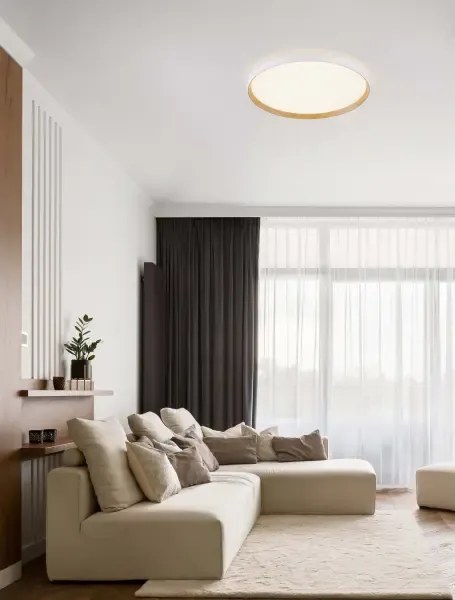 LED stmívatelné bílé designové stropní svítidlo Vomos