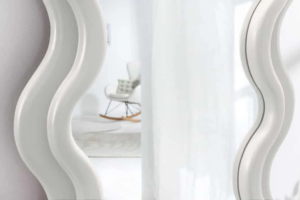 Designové nástěnné zrcadlo Fearghus 160 cm bílé