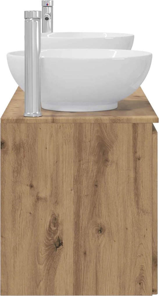 Sada koupelnových skříněk 3 ks Dub artisan 49,5 x 44,5 x 65 cm 3405696