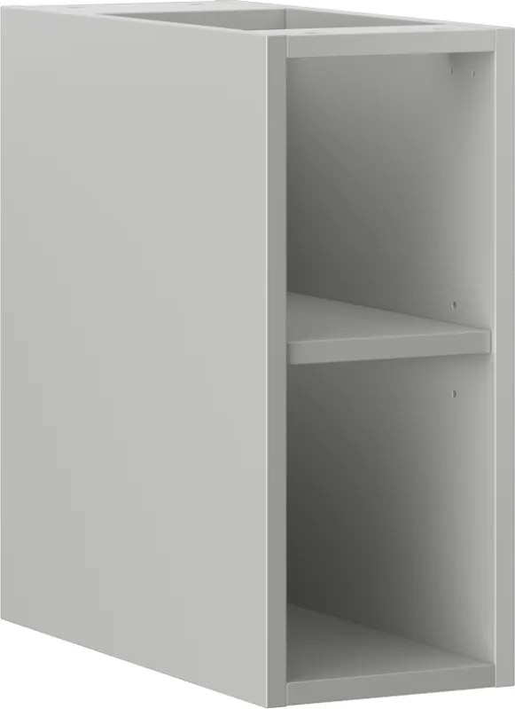 Mexen Box-A, otevřená skříňka s policí 20 cm, šedá matná, 91AX2-0200-470-0-62