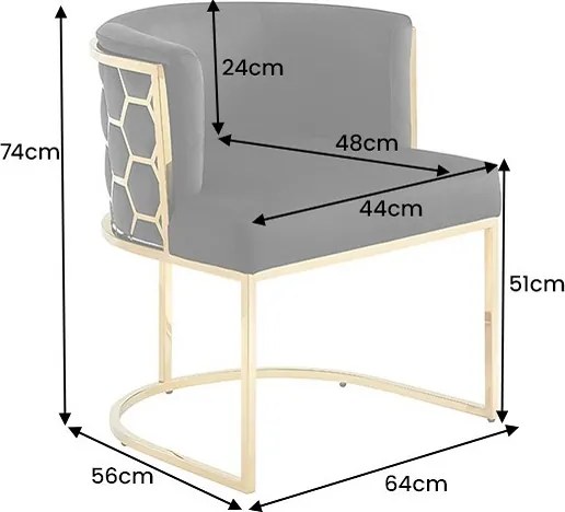 Designová jídelní židle Baldassare černý samet