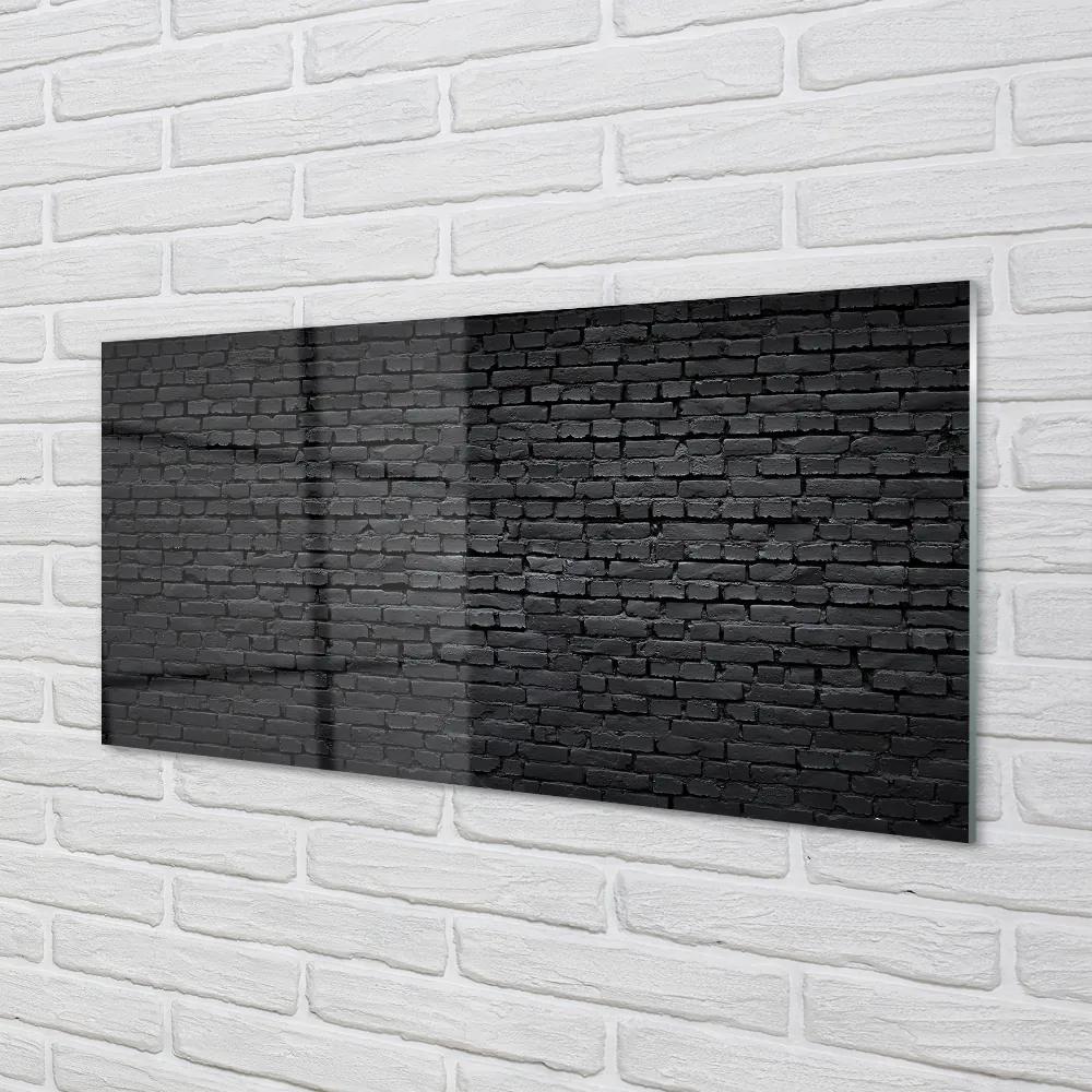 akrylový obraz Kamenná cihlová zeď 100x50 cm