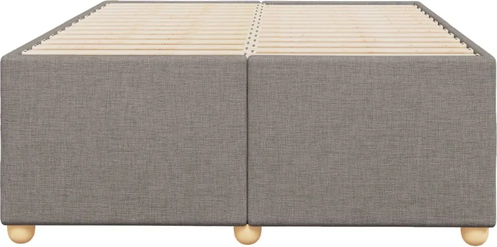 Rám postele bez matrace taupe 120 x 200 cm textil 3284726