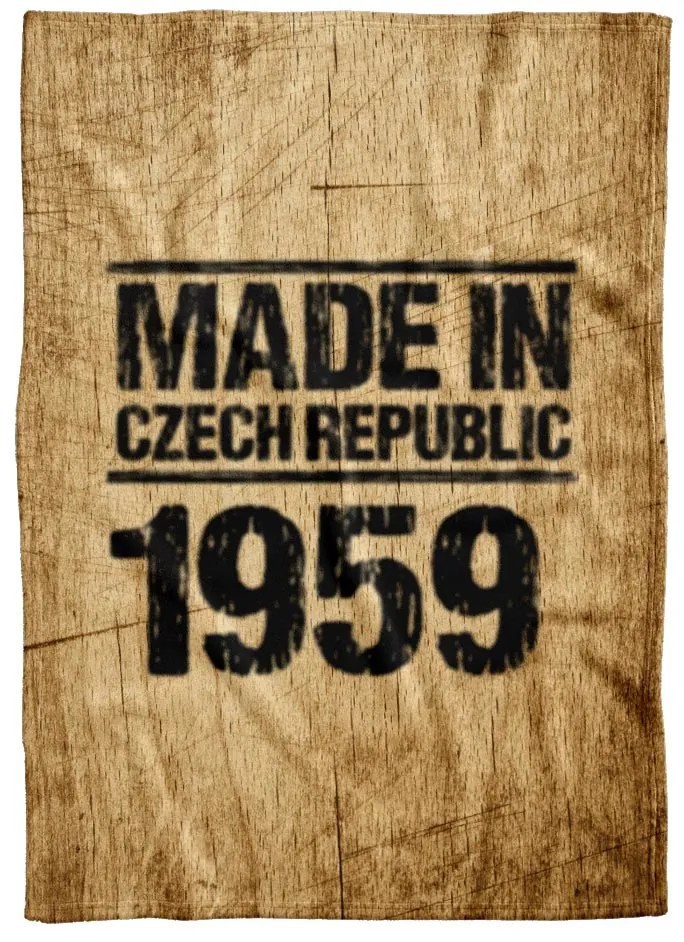 Deka Made In (rok: 1959, Podšití beránkem: NE)