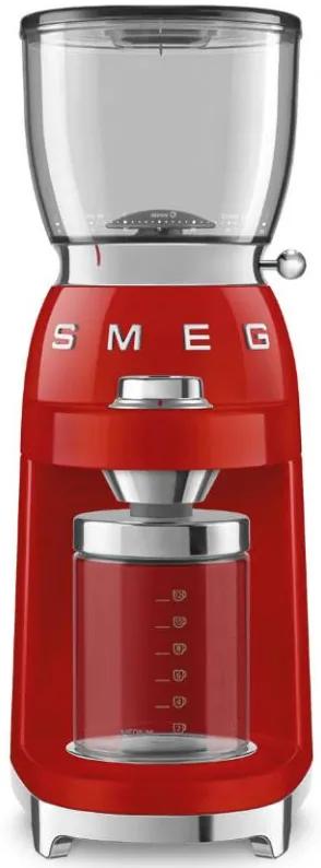 SMEG 50´s Retro Style mlýnek na kávu červený CGF01RDEU
