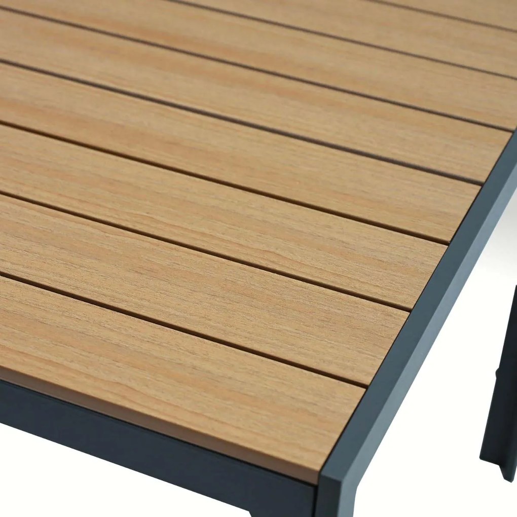 Vikio Zahradní ratanový set 150x90 pro 6 osob DT276-P přírodní