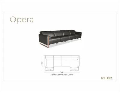 Čtyřmístná pohovka KLER Opera W178