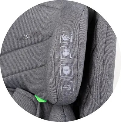 CHIPOLINO Autosedačka Tycoon i-Size 76-150cm Isofix Cloud