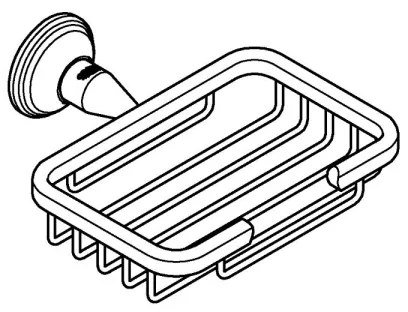 GROHE 40659001 - Rohová polička ESSENTIALS AUTHENTIC lesklý chrom